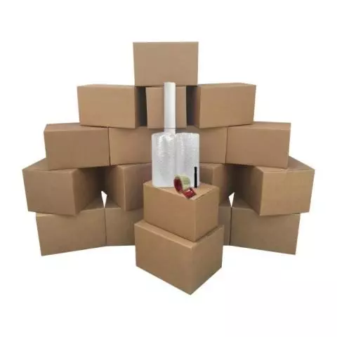 office supply moving boxes