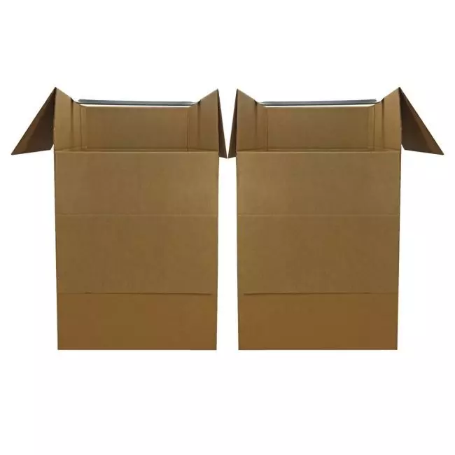 2 Wardrobe Moving Boxes