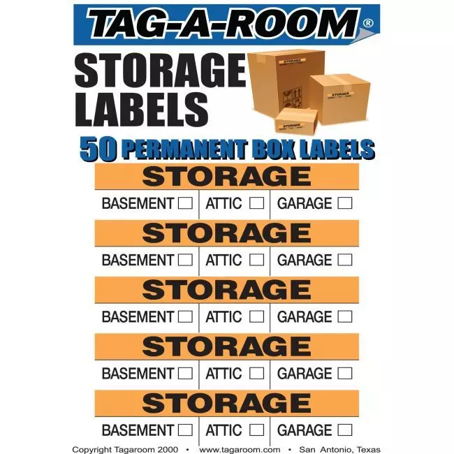 Storage Box Labels | Labels for Storage Boxes - Uboxes.com