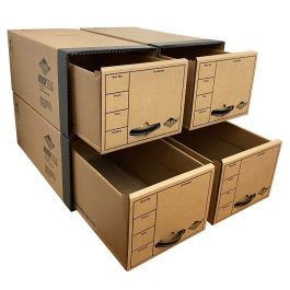 Quick Stack Transfile Boxes | uBoxes File Boxes